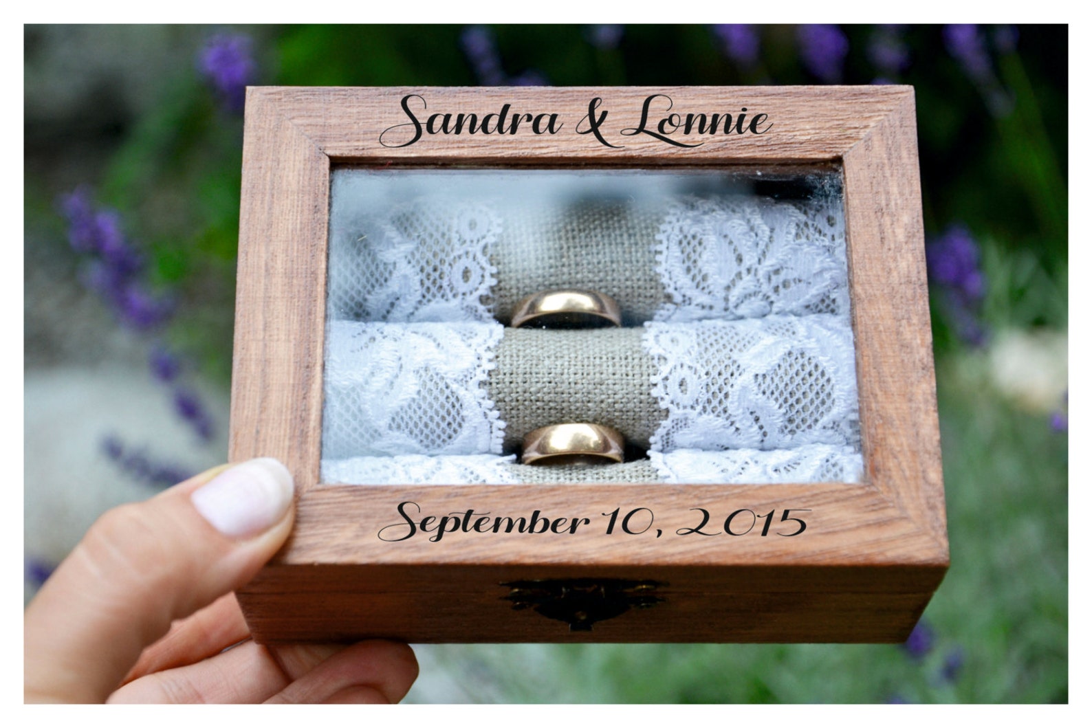 Ring Box Personalized Ring Box Wedding Box Wooden Ring Box - Etsy