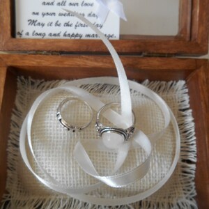 Mr & Mrs Ring Box, Personalized Ring Box, Wedding Box, Wooden Ring Box ...