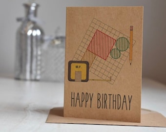 Engineer Birthday Card - Etsy
