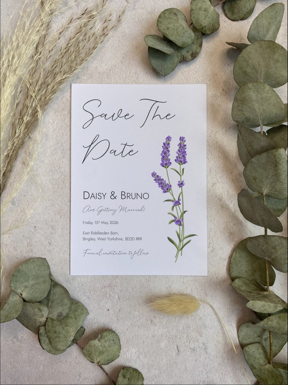 Tarjetas únicas Para Guardar La Fecha