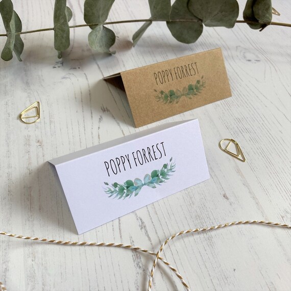 Seeded Eucalyptus Placecards