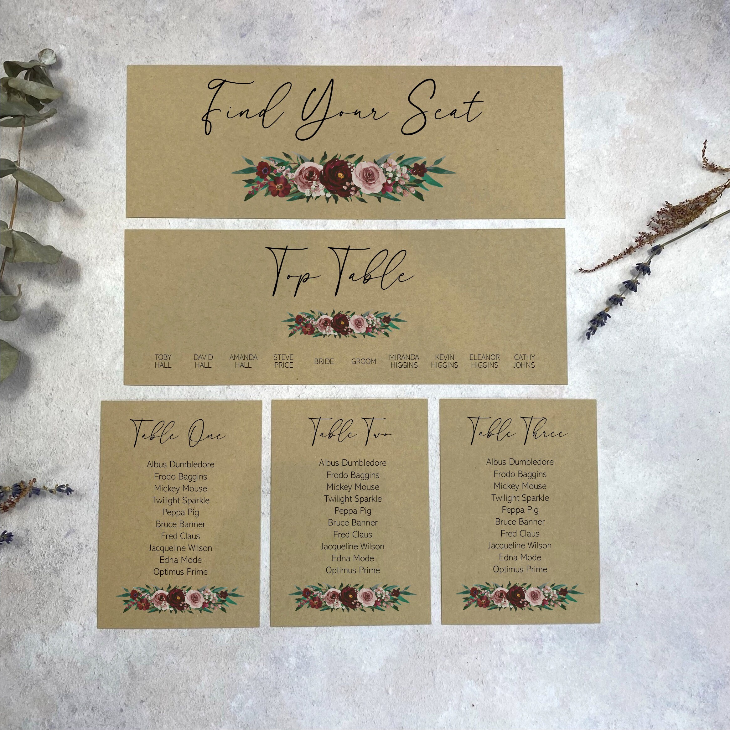 Dumbledore Handwriting Fonts