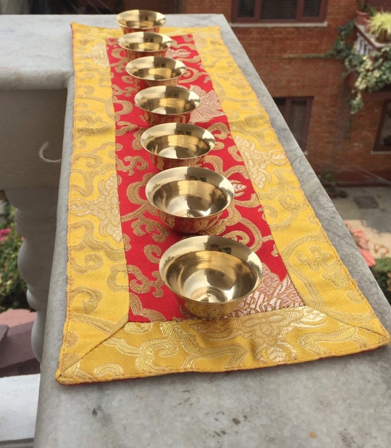 Tibetan Buddhist Small Size Brass Offering Bowls/set of 7 | Etsy