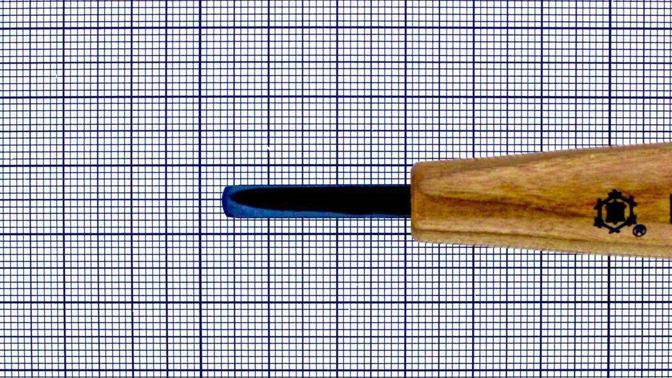 Mikisyo Power Grip Japanese PMC & Wood Carving Tool 4.5mm Flat Chisel ...
