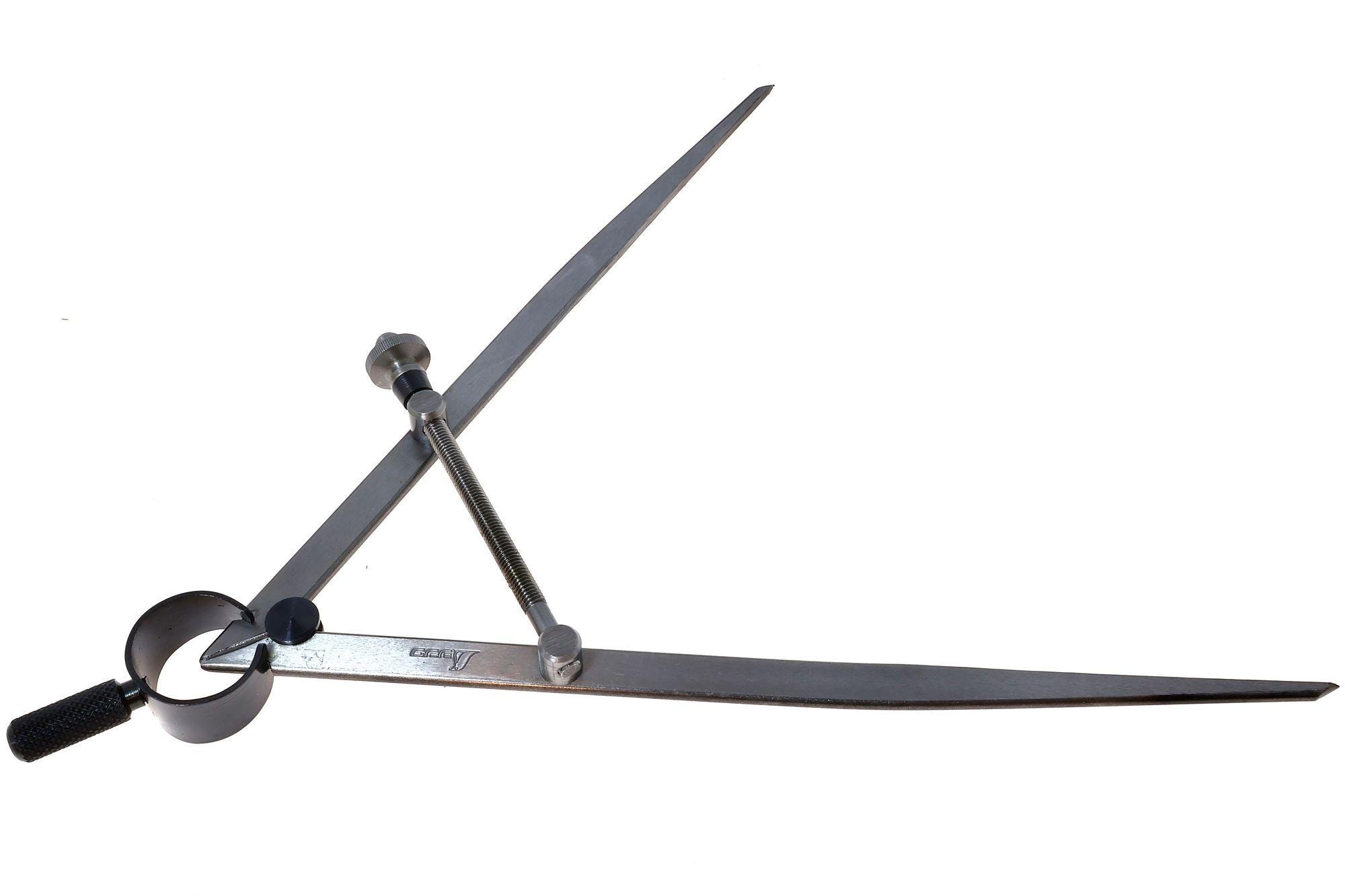 Shinwa 20cm Steel Compass With Spring B Adjustable Radius Tool With ...