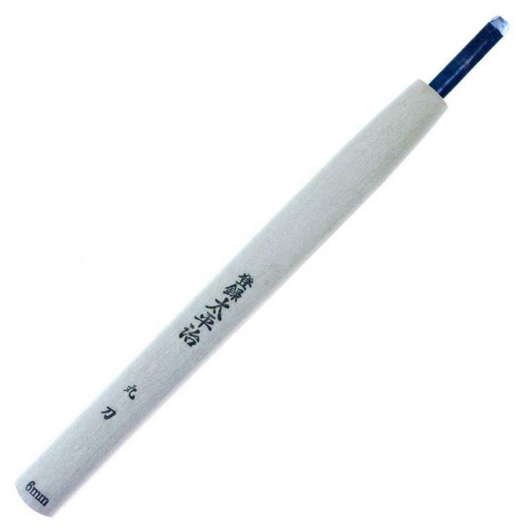 Takagi Japanese Wood Carving Tool 6mm Round Woodcarving Straight U ...