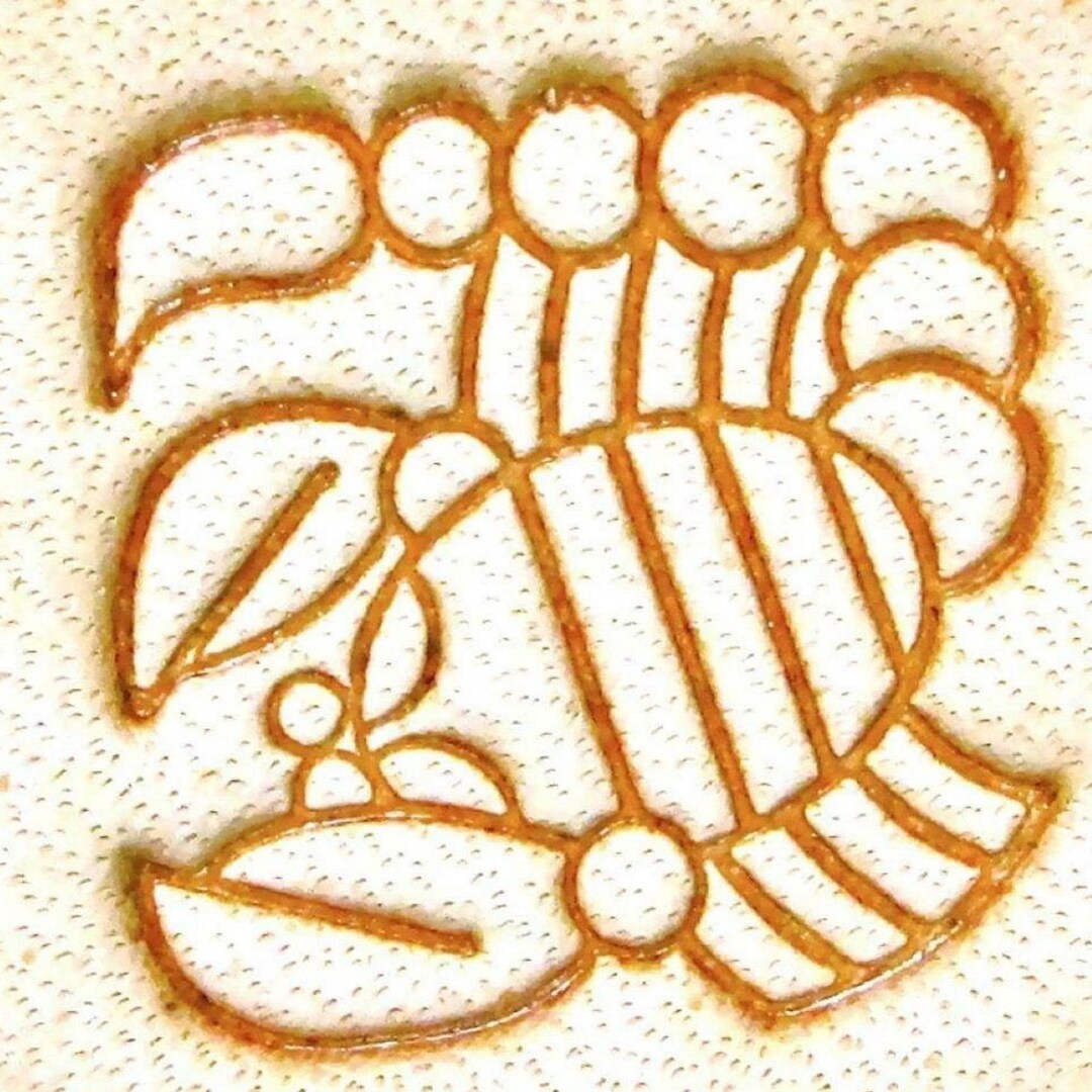 Craft Sha Leathercraft 16x16mm E693 Zodiac Sign Scorpio Pattern ...