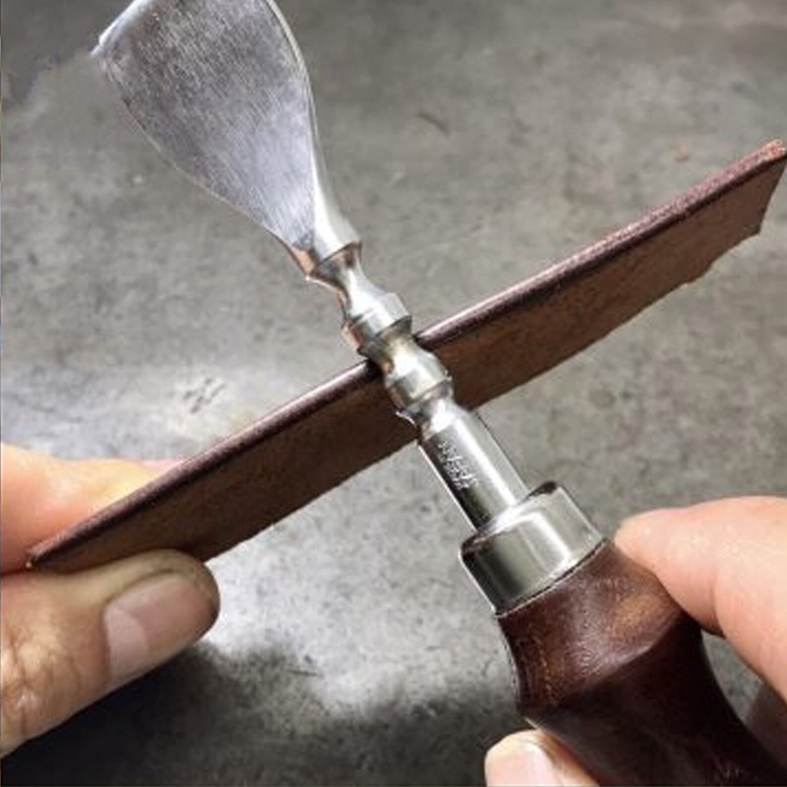 Oka Multi Edge Slicker Leathercraft Creaser Leather Burnishing Creasing ...