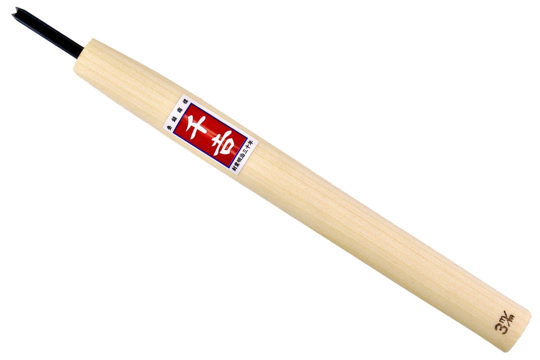 Senkichi 3mm V Gouge Wood Carving Chisel With High-quality Steel Blade for Intricate Detailing ...