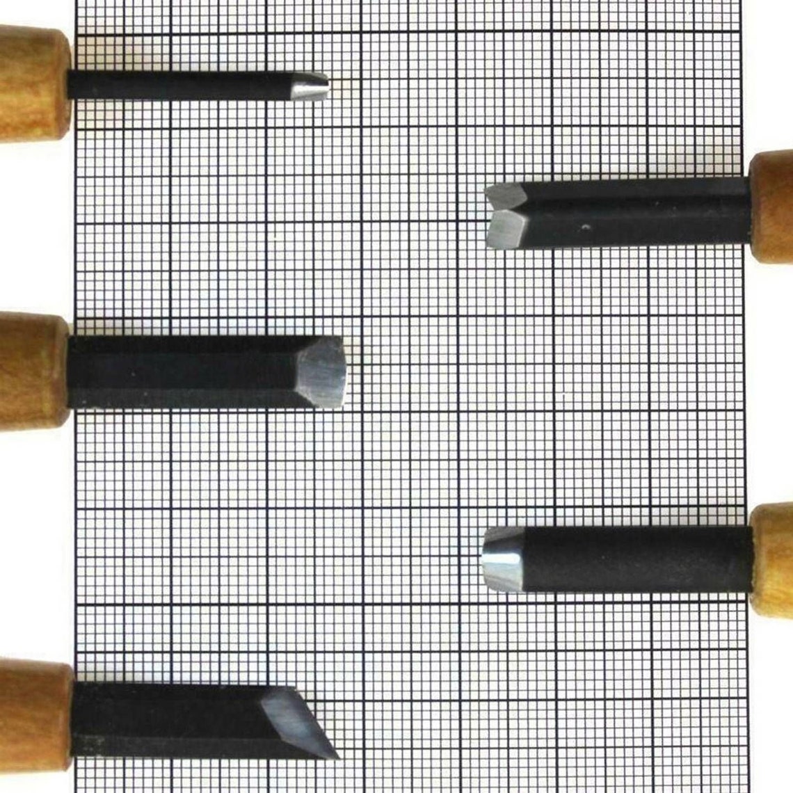 Mikisyo Power Grip Woodcarving 5-piece Set Left Handed Gouges - Etsy