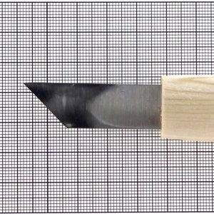 Michihamono Japanese Wood Carving Tool 15mm Large Straight Right Skew ...