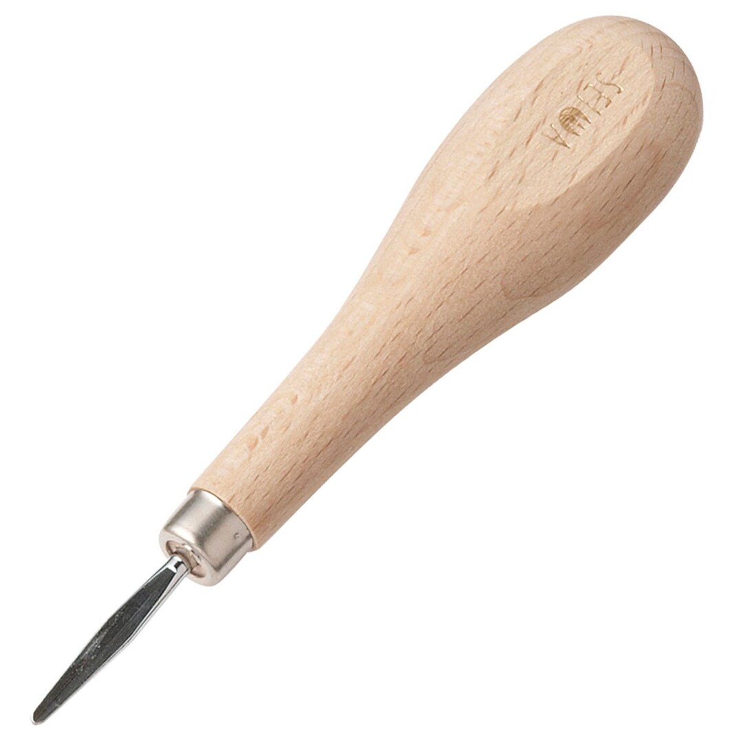 Seiwa Leathercraft Tool 3.5mm Leather Thonging Fid Point Lacing Awl ...