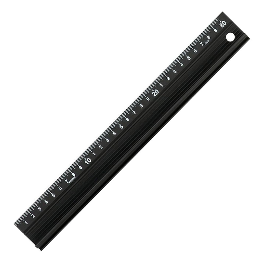 Tajima CTG-SL300 30cm Non-slip Cutting Aluminium Aluminum Metal Ruler ...