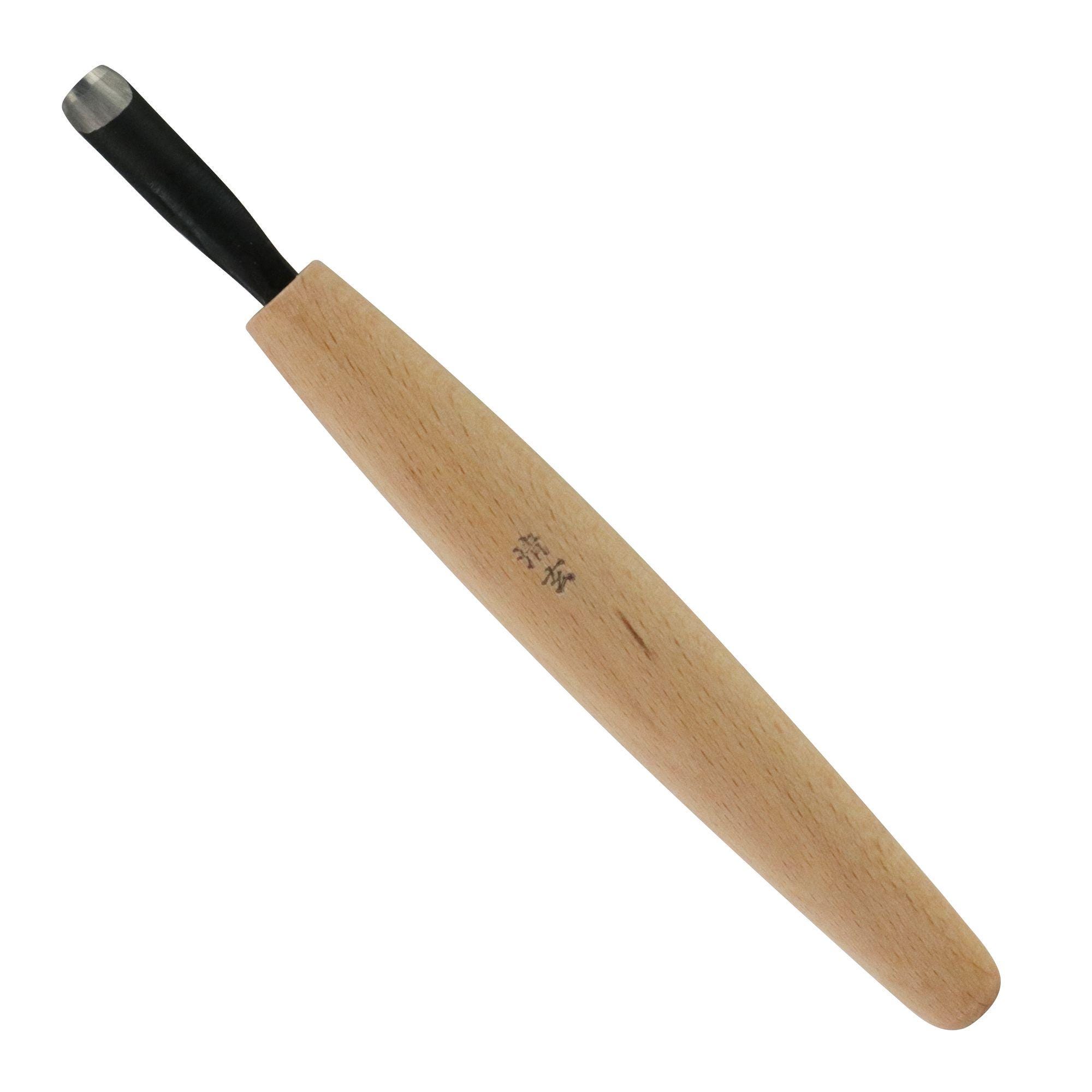 Seigen No. 6 Japanese Wood Carving Tool 9mm Round U Gouge for ...