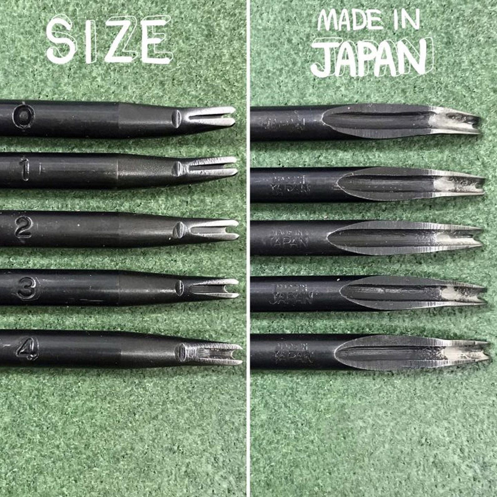 Oka Pro Edger No.2 Leathercraft Tool 1mm Leather Edge Beveler, With ...