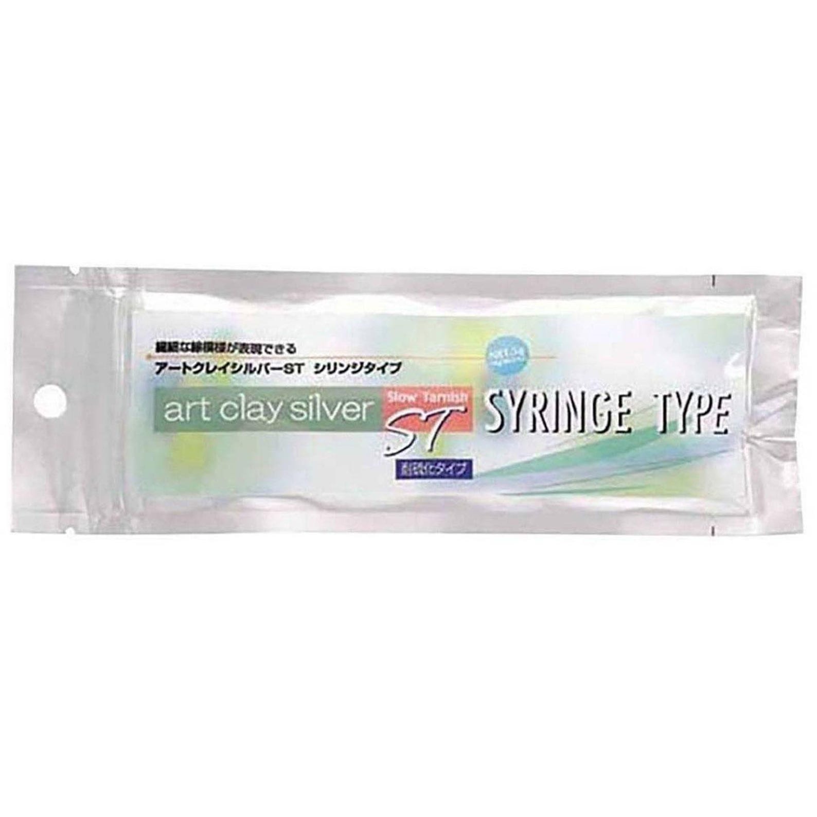 Art Clay Silver Jewelry Making 10g A-0093 ST Slow Tarnish Syringe Type ...