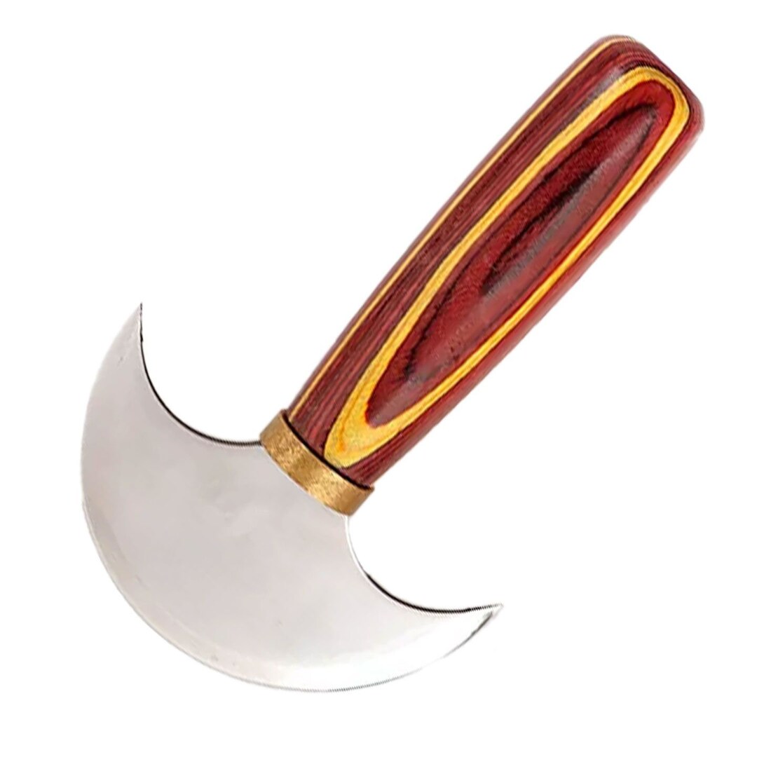Leathercraft Cutting Tool 90mm Round Head Leather Skiving Trimming ...