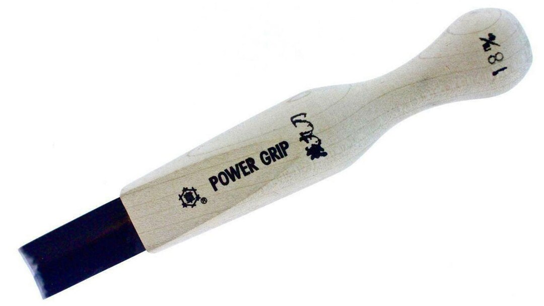Mikisyo Power Grip Japanese Wood Carving Tool 18mm Round Woodcarving U ...