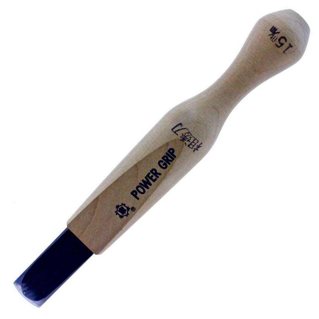 Mikisyo Power Grip Japanese PMC & Wood Carving Tool 15mm Rounded Edge ...