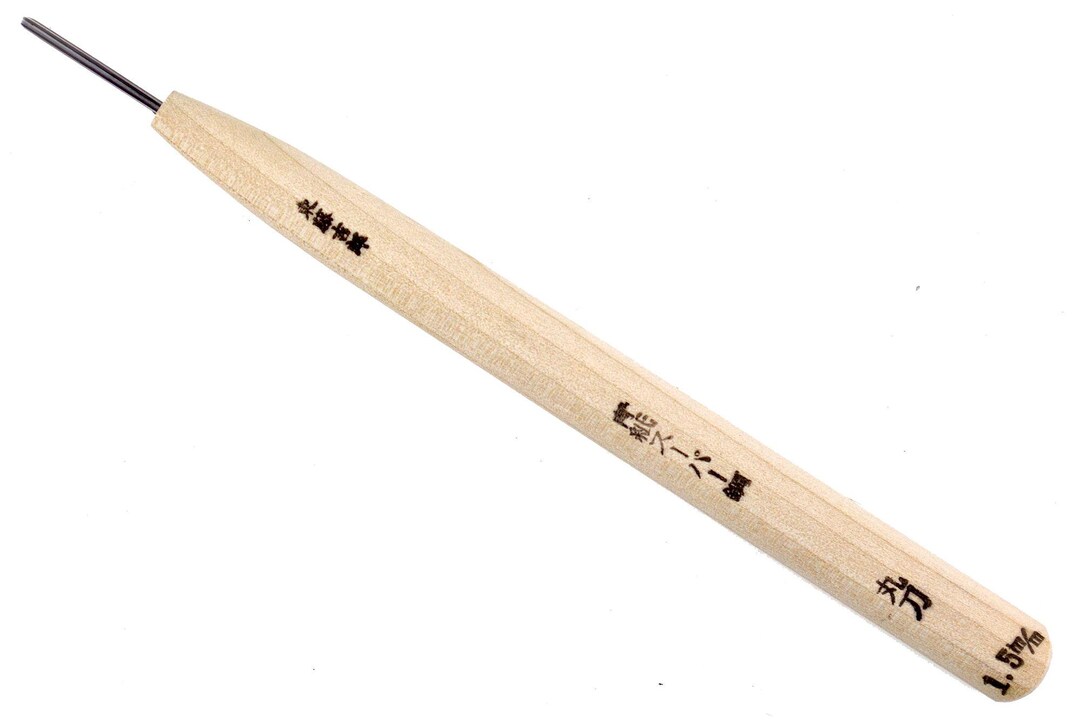Tokichiro 1.5mm Japanese Micro Woodworking Tool High Grade Chisel Wood ...
