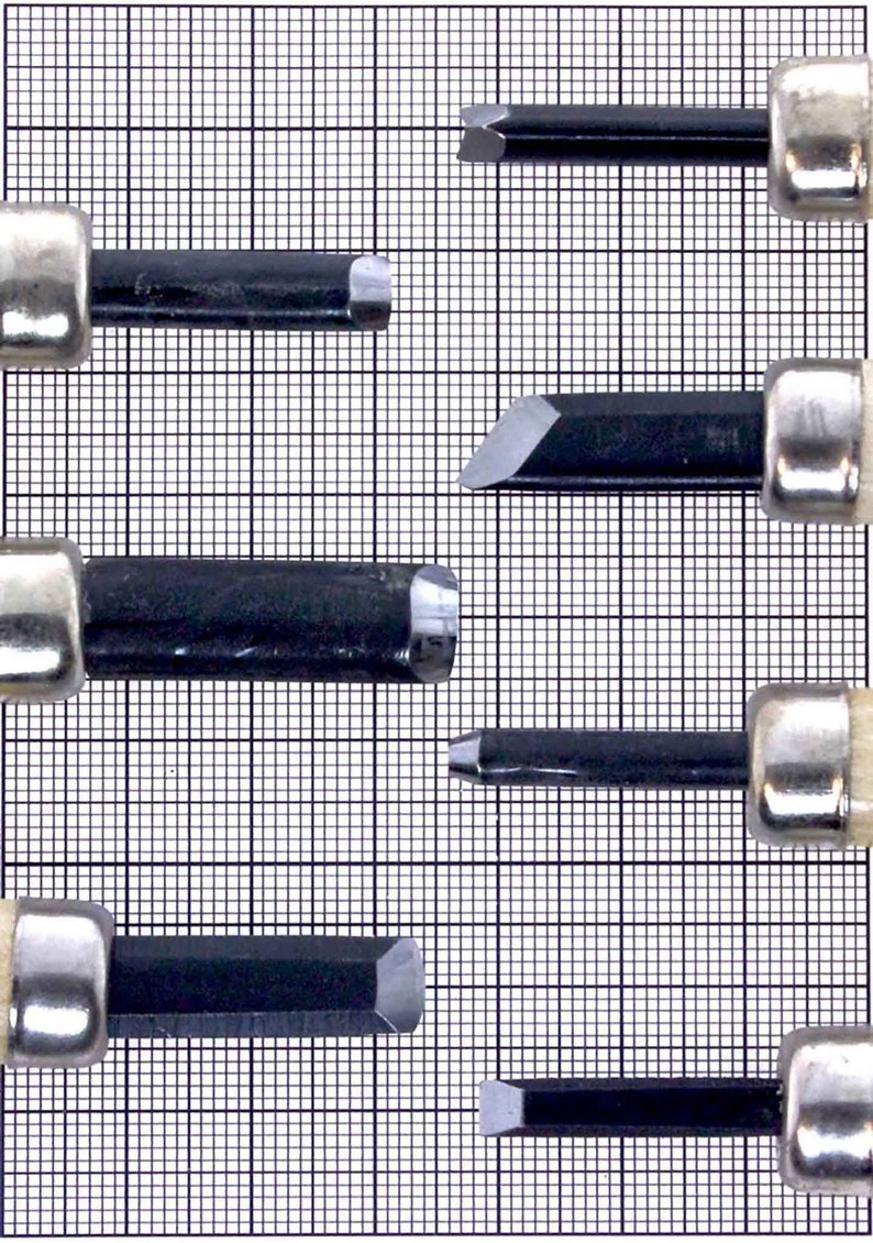 Michihamono 7-piece Chicky Basic Japanese Wood Carving Tool | Etsy