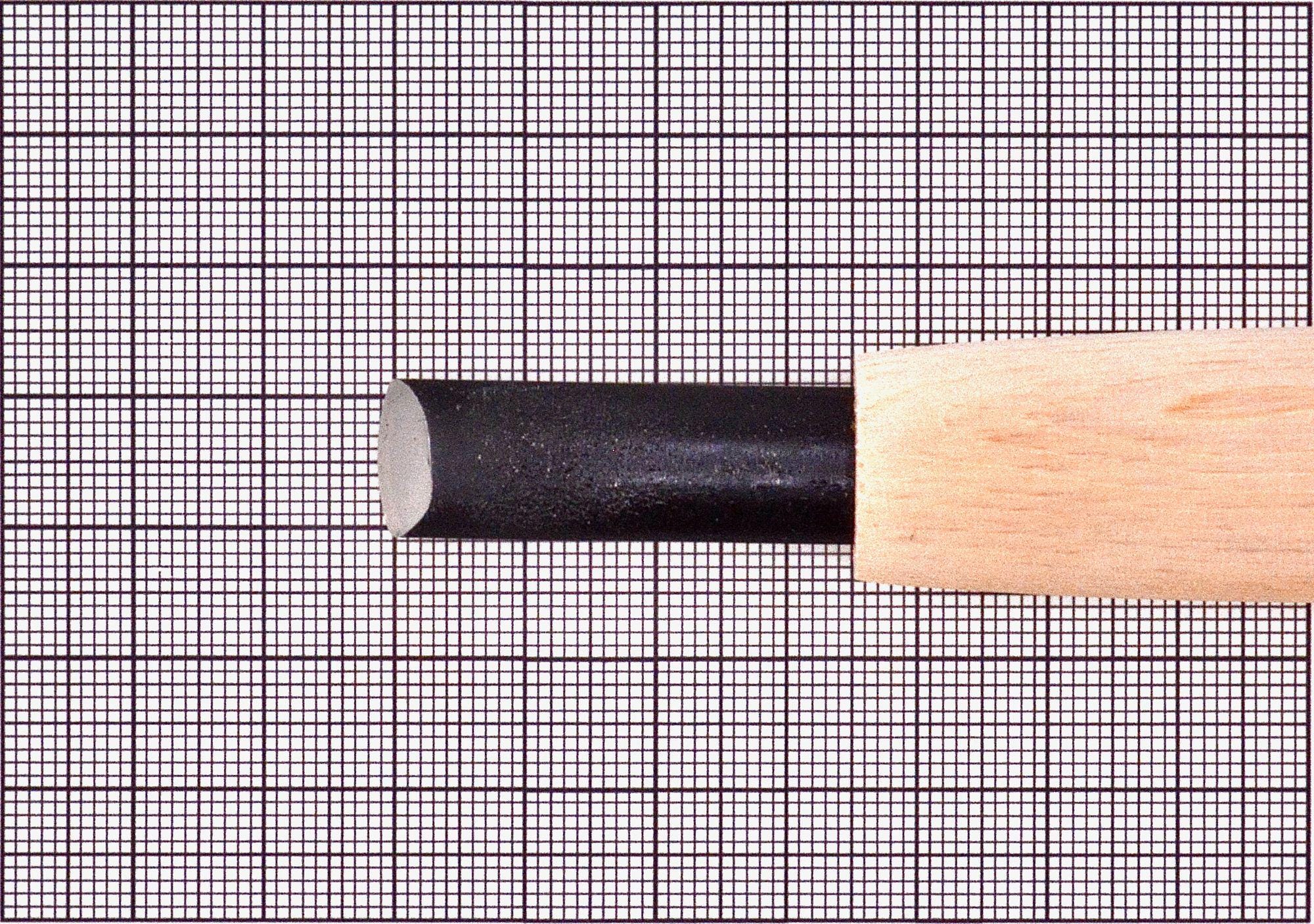 Michihamono Japanese Wood Carving Tool 12mm Shortbent Shallow U Gouge ...