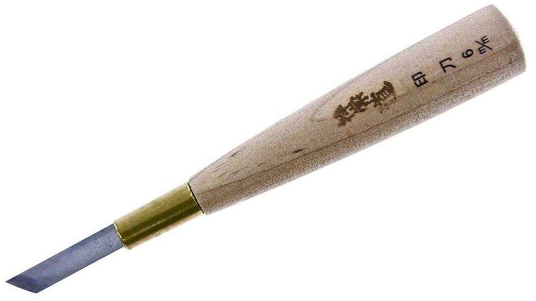 Michihamono Japanese Hanko Stone Carving Tool 6mm Skew Angled Corner ...