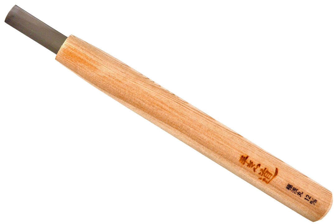Michihamono Japanese Wood Carving Tool 12mm Very Shallow U Gouge, With ...