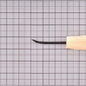 Michihamono Japanese Wood Carving Tool 6mm Short Bent Woodworking Flat ...