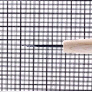Michihamono Japanese Wood Carving Tool 7.5mm Medium Straight Right Skew ...