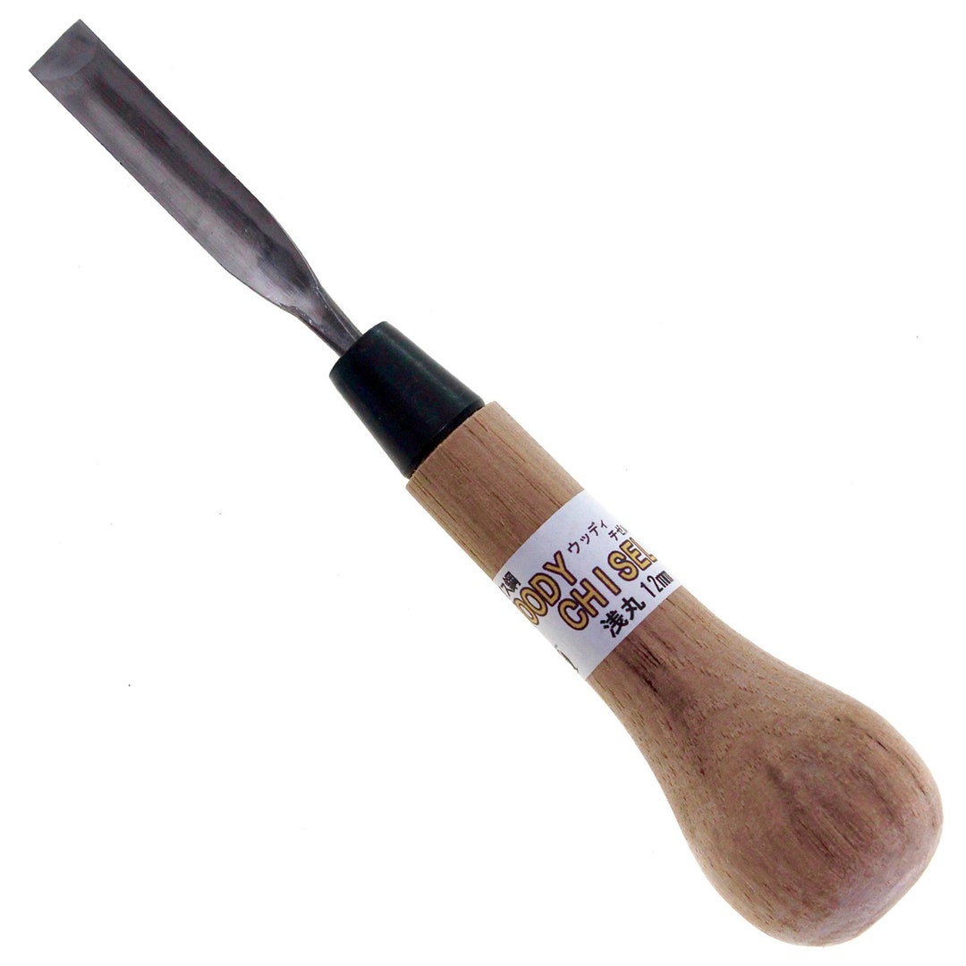 Michihamono Wood Carving Hand Tool 12mm Woody Chisel Japanese Shallow ...