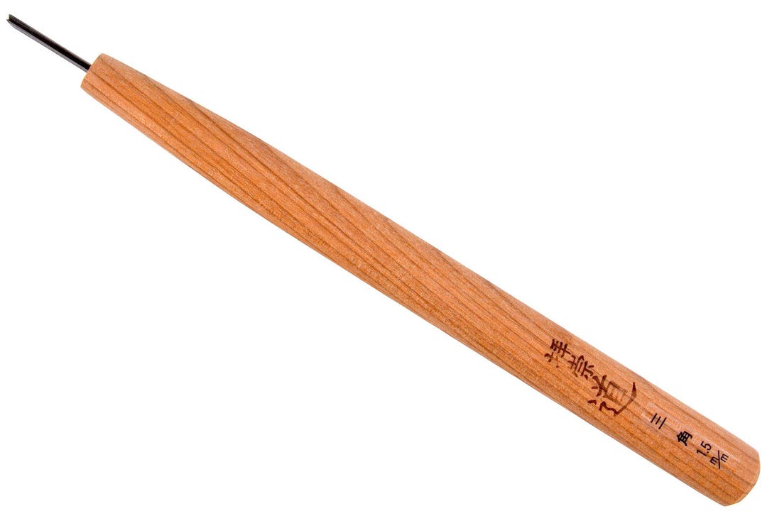 Michihamono 1.5mm 60 Degree V Gouge Parting Tool High Speed Stainless ...