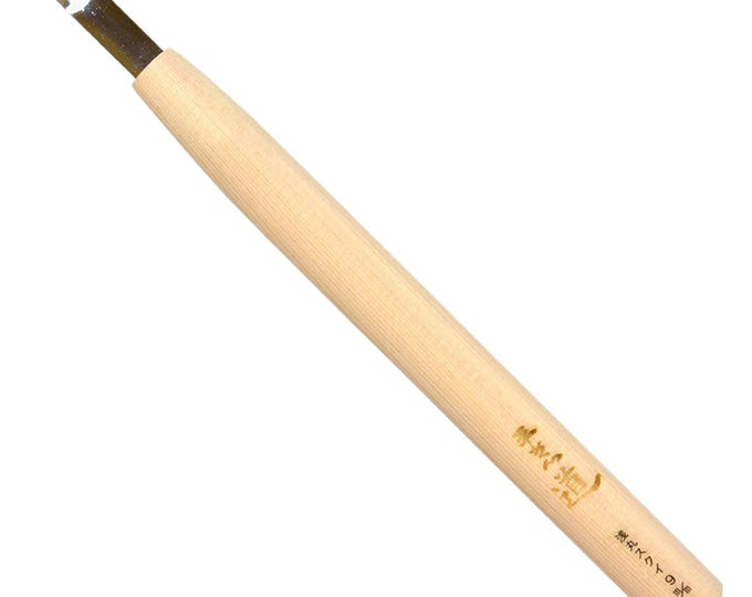 Michihamono Japanese Wood Carving Tool 9mm Short Bent Shallow U Gouge ...