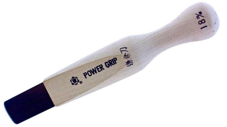 Mikisyo Power Grip Japanese Wood Carving & PMC Tool Chisel Knife 18mm ...