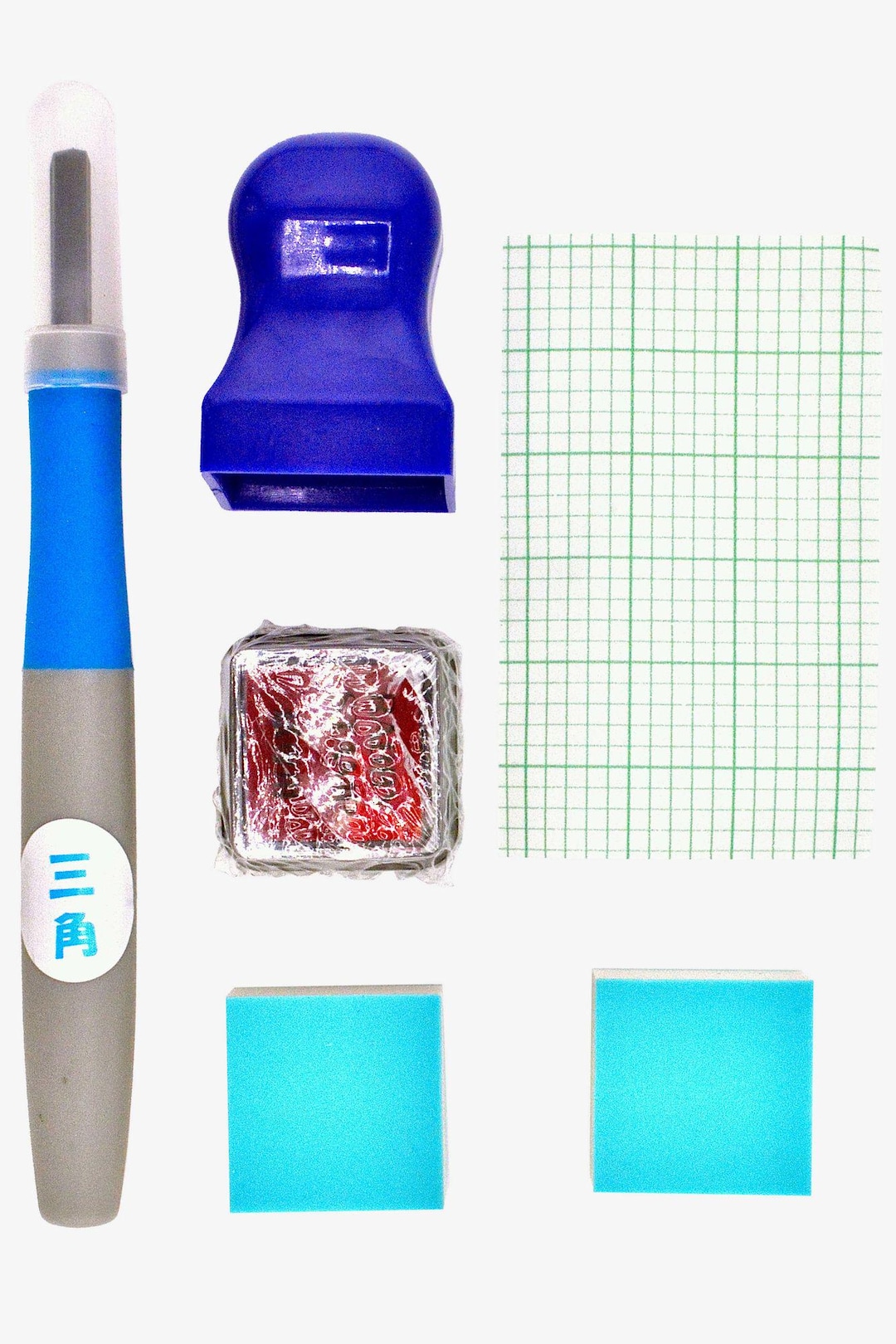 Michihamono Rabby Japanese Rubber Stamp Carving Kit V Gouge Rubber ...