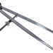 Shinwa 20cm Steel Compass With Spring B Adjustable Radius Tool With ...