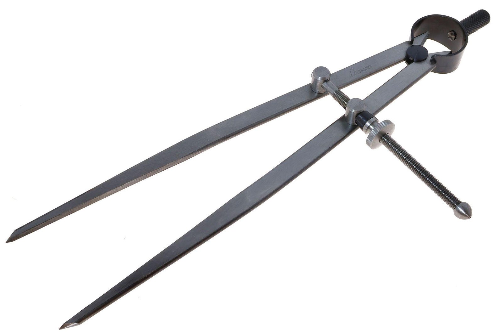 Shinwa 20cm Steel Compass With Spring B Adjustable Radius Tool With ...
