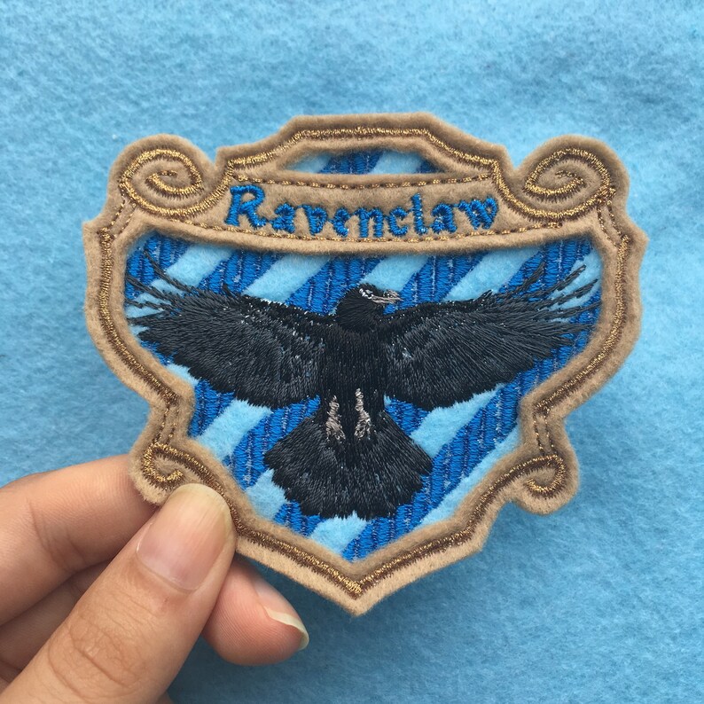Embroidered Patch: Ravenclaw House Crest Hogwarts Harry | Etsy