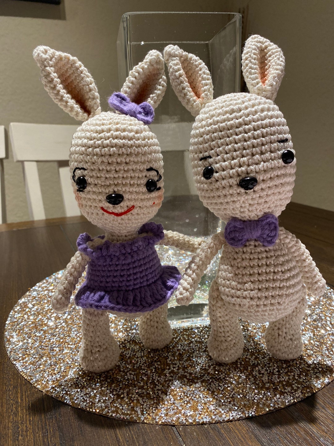 Pareja De Conejitos De Pascua easter Bunnys - Etsy