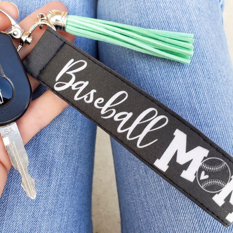 Baseball Keychain - Etsy