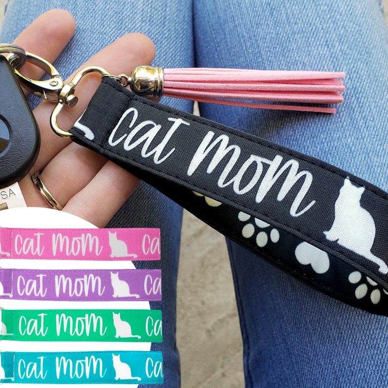 Cat Key Chain - Etsy