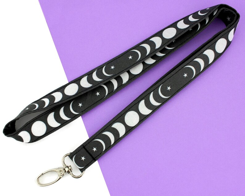 Moon Lanyard Boho Badge Holder Lanyard Witchy Things | Etsy