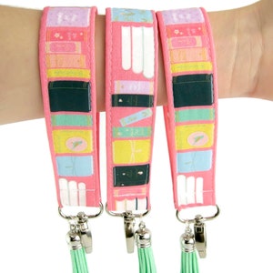 Wristlet Keychain for Librarian Lanyard for Keys | Librarian Gifts for ...