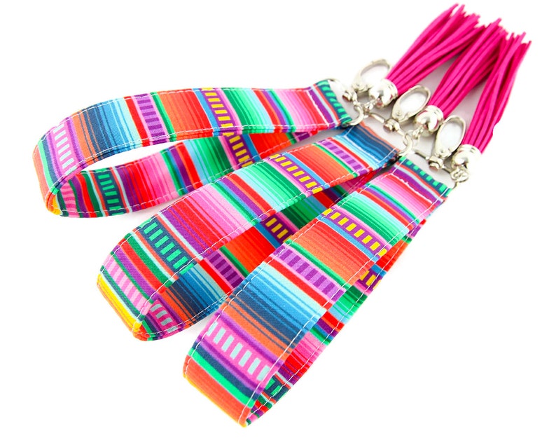 Mexican Keychain Wristlet Quinceanera Gift Serape Key Fob - Etsy