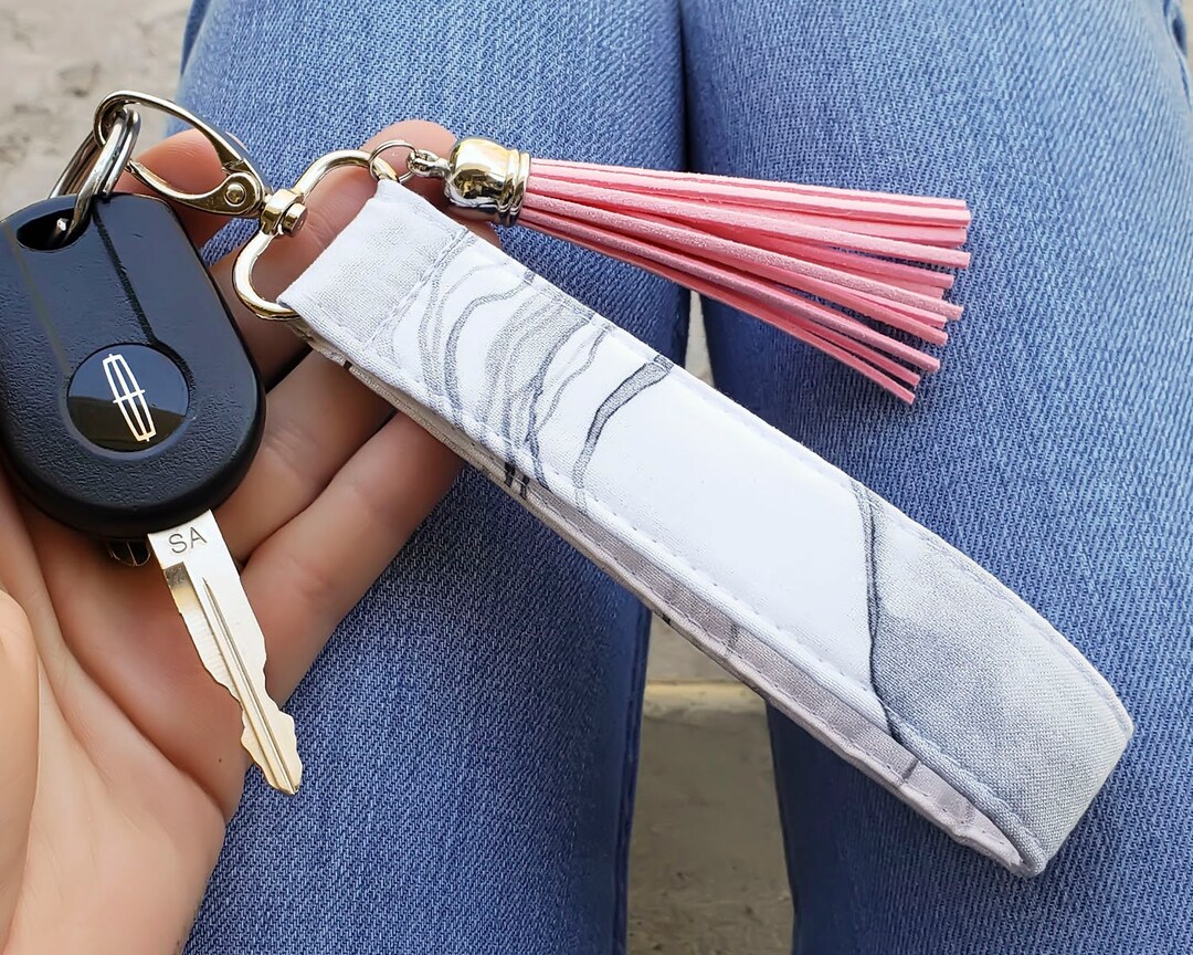 Marble Keychain Wristlet | Marble Lanyard for Keys | Marble Wristlet ...