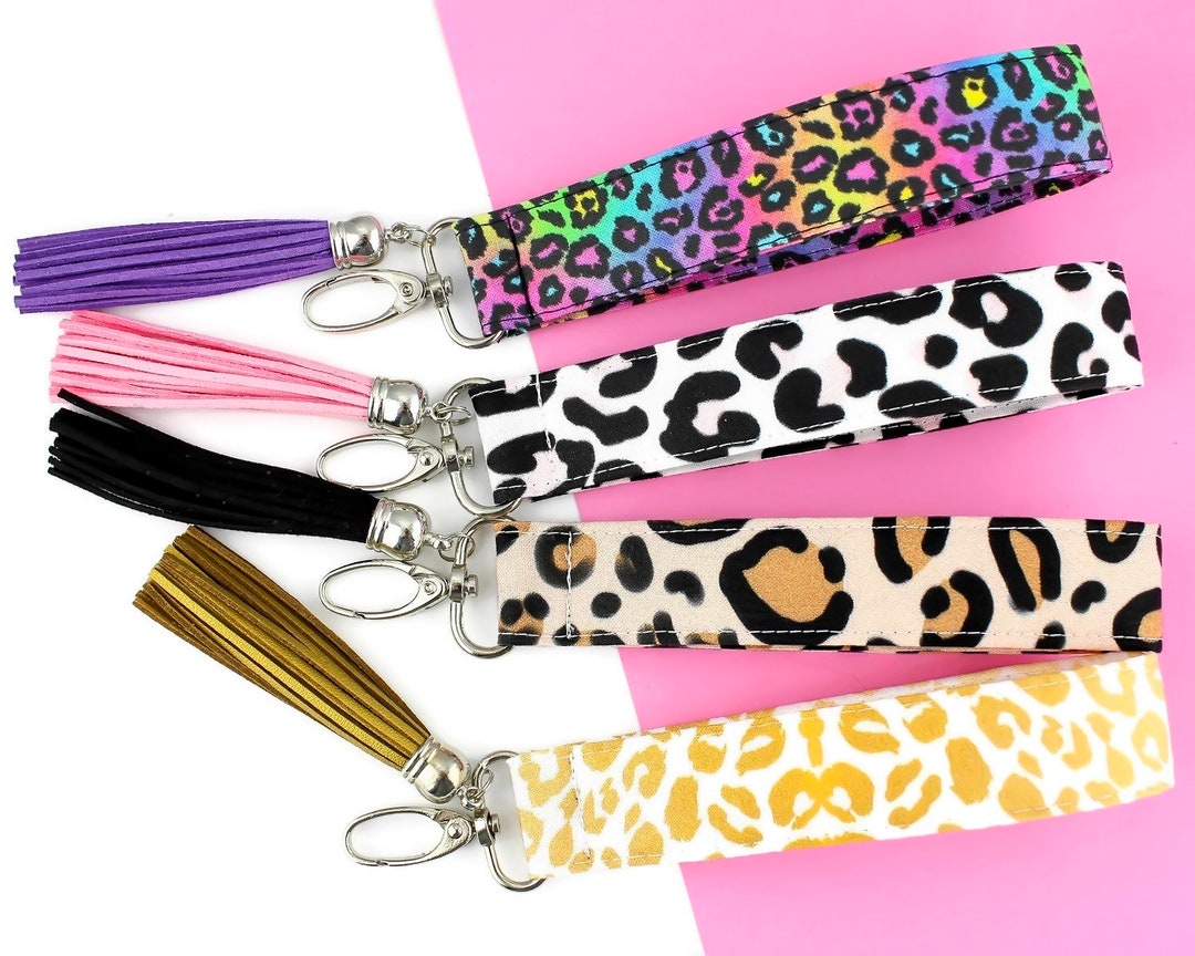 Cheetah Print Keychain | Sweet 16 Gift for Sister | Leopard Print Key ...