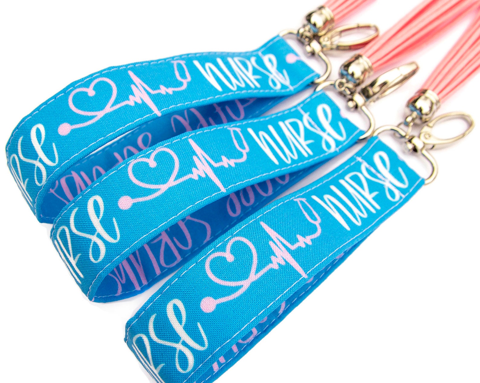 Nurse Keychain Wristlet | Nurse Gift | Nurse Key Fob | Nurse ...