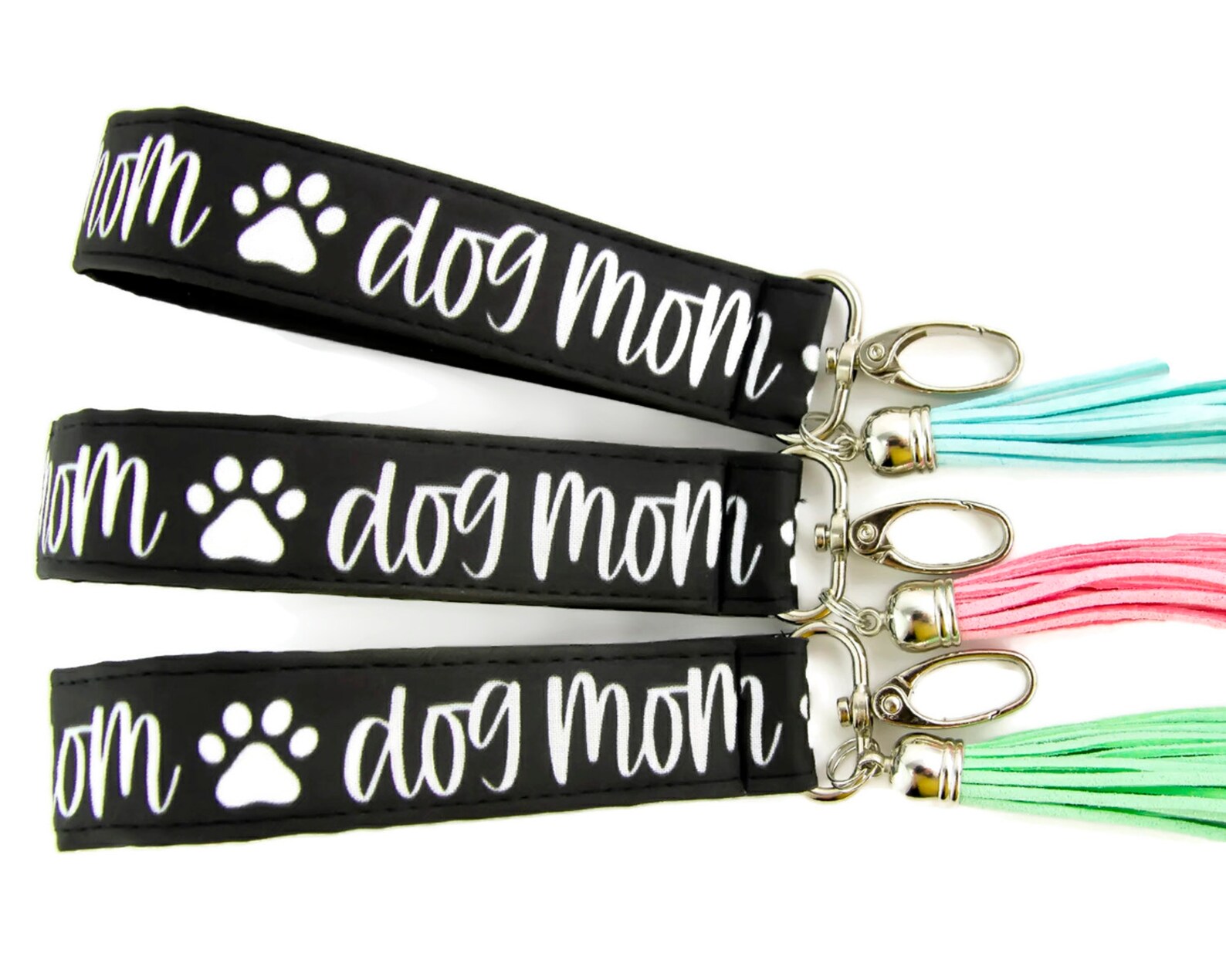 Dog Mom Keychain Wristlet Gifts for Dog Lovers Dog Lanyard | Etsy