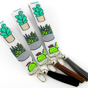 Plant Keychain for Women | Plant Lover Gift | Plant Lady Key Fob ...