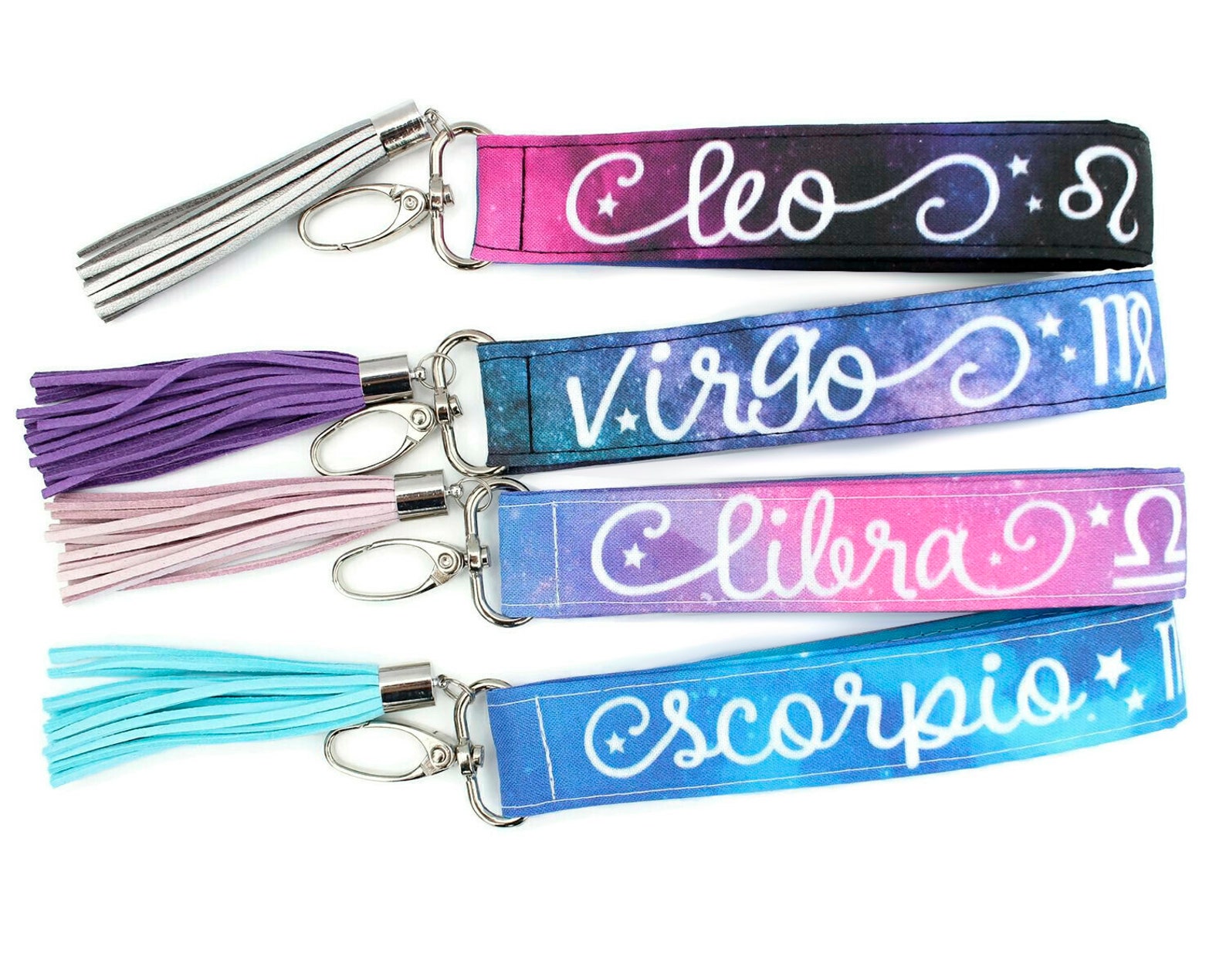 Zodiac Keychain Wristlet Astrology Gift Car Accessories - Etsy